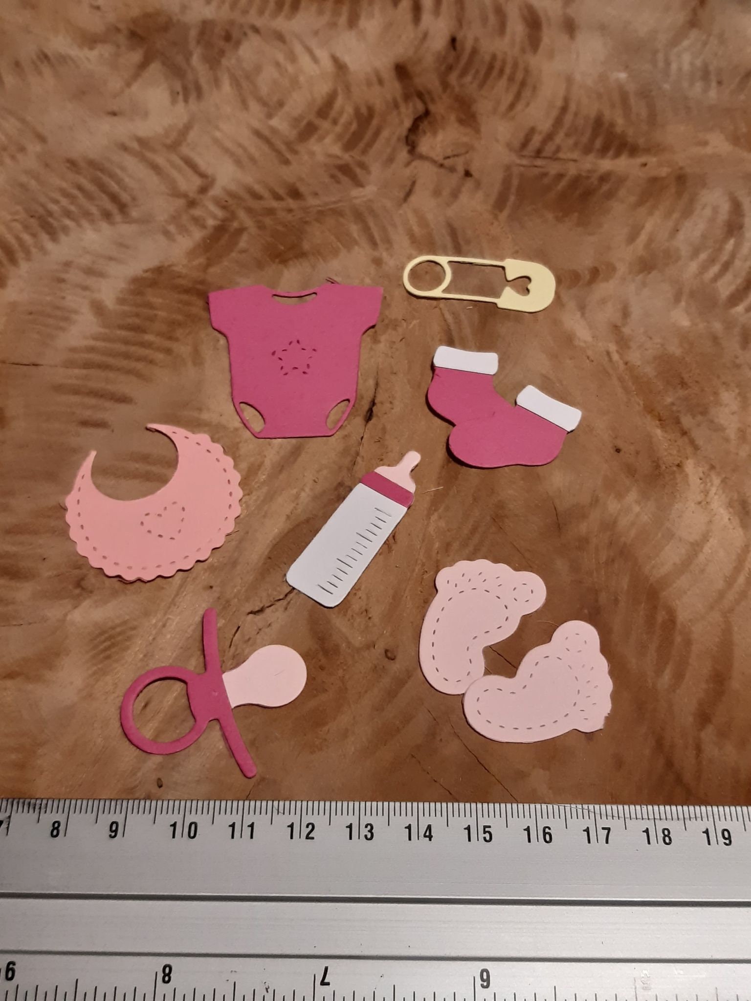 4 Lot of cutouts baby girl and baby boy scrapbooking | Etsy