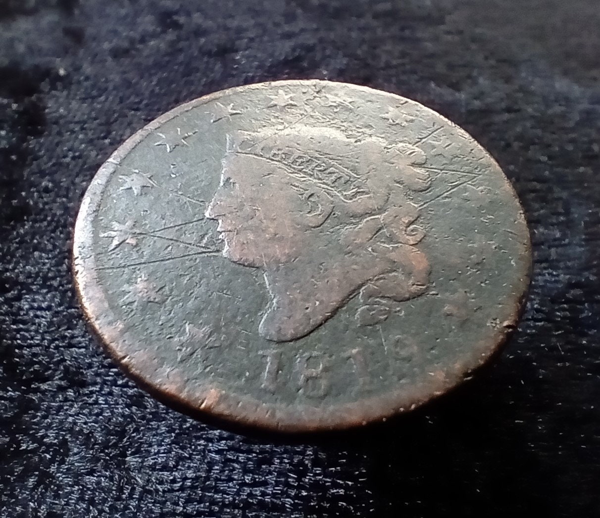 United States 1819 Matron Head / Liberty Head Large Cent Large Date ...