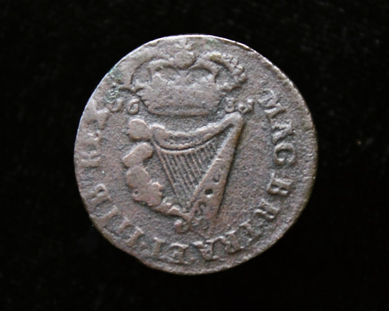 Charles II Ireland Irish Half Penny 1681 Hibernia Rare Collectible ...