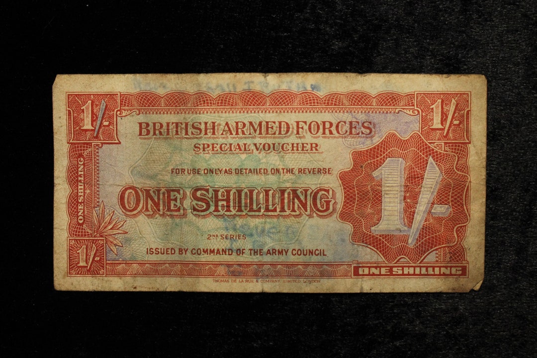 British Armed Forces One Shilling 1948 2nd Series Special Voucher With ...