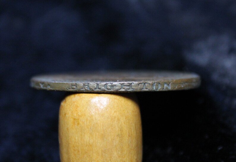 George Prince of Wales Brighton Camp 1794 Half Penny Token 18th Century ...