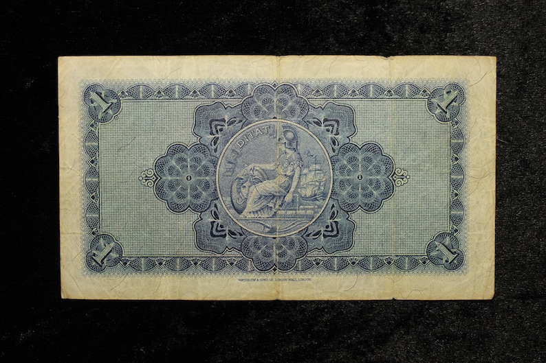 British Linen Bank One Pound Scottish Banknote 1959 Vintage British ...
