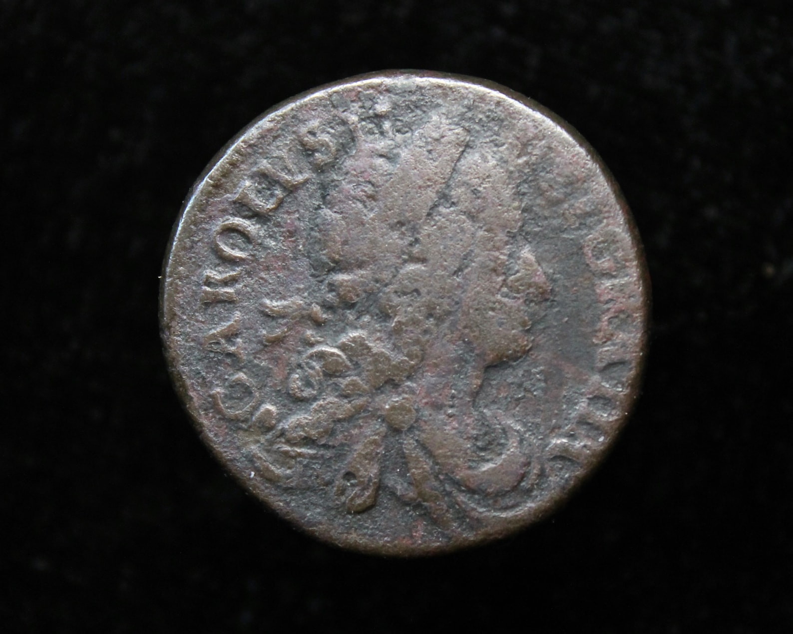 Charles II Ireland Irish Half Penny 1681 Hibernia Rare Collectible ...