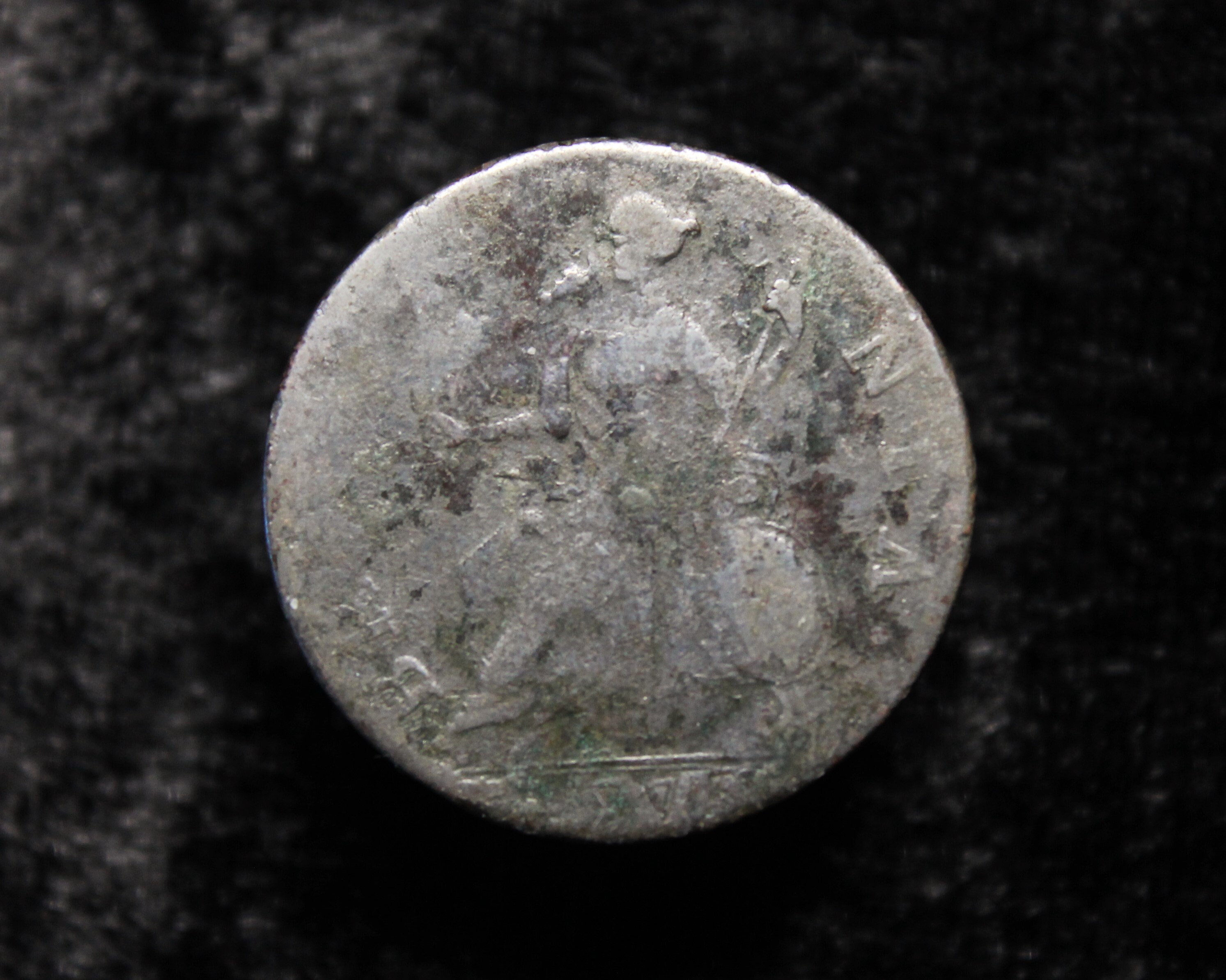 George III 1775 Evasion Copper Half Penny Non Regal Halfpenny Rare ...