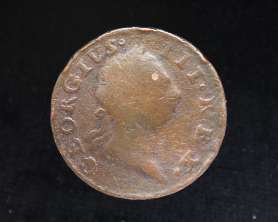 George III Ireland Irish Half Penny 1769 Hibernia Collectible Copper ...