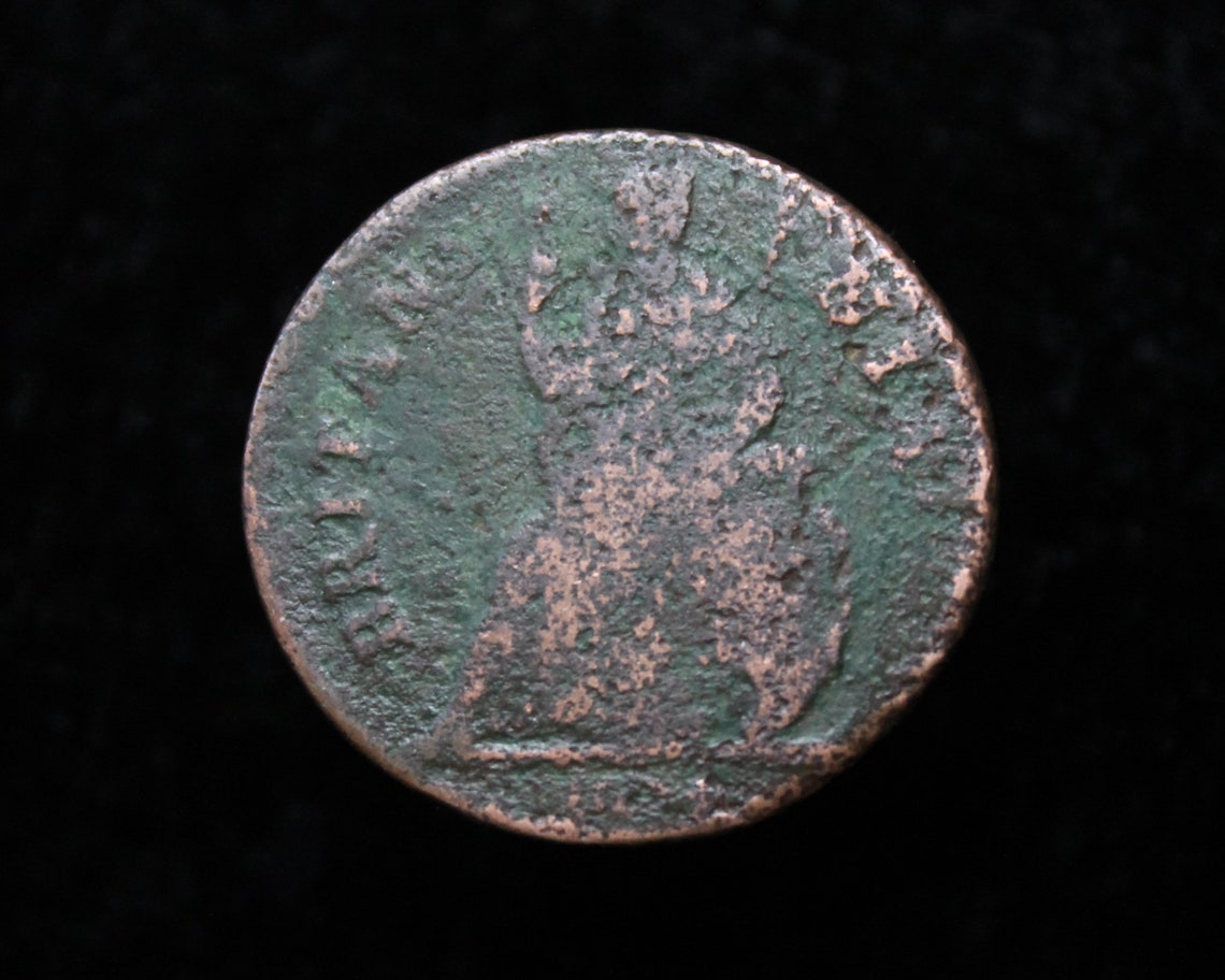 Extremely Rare Charles II 1673 CAROLA Error Farthing Copper Coin ...