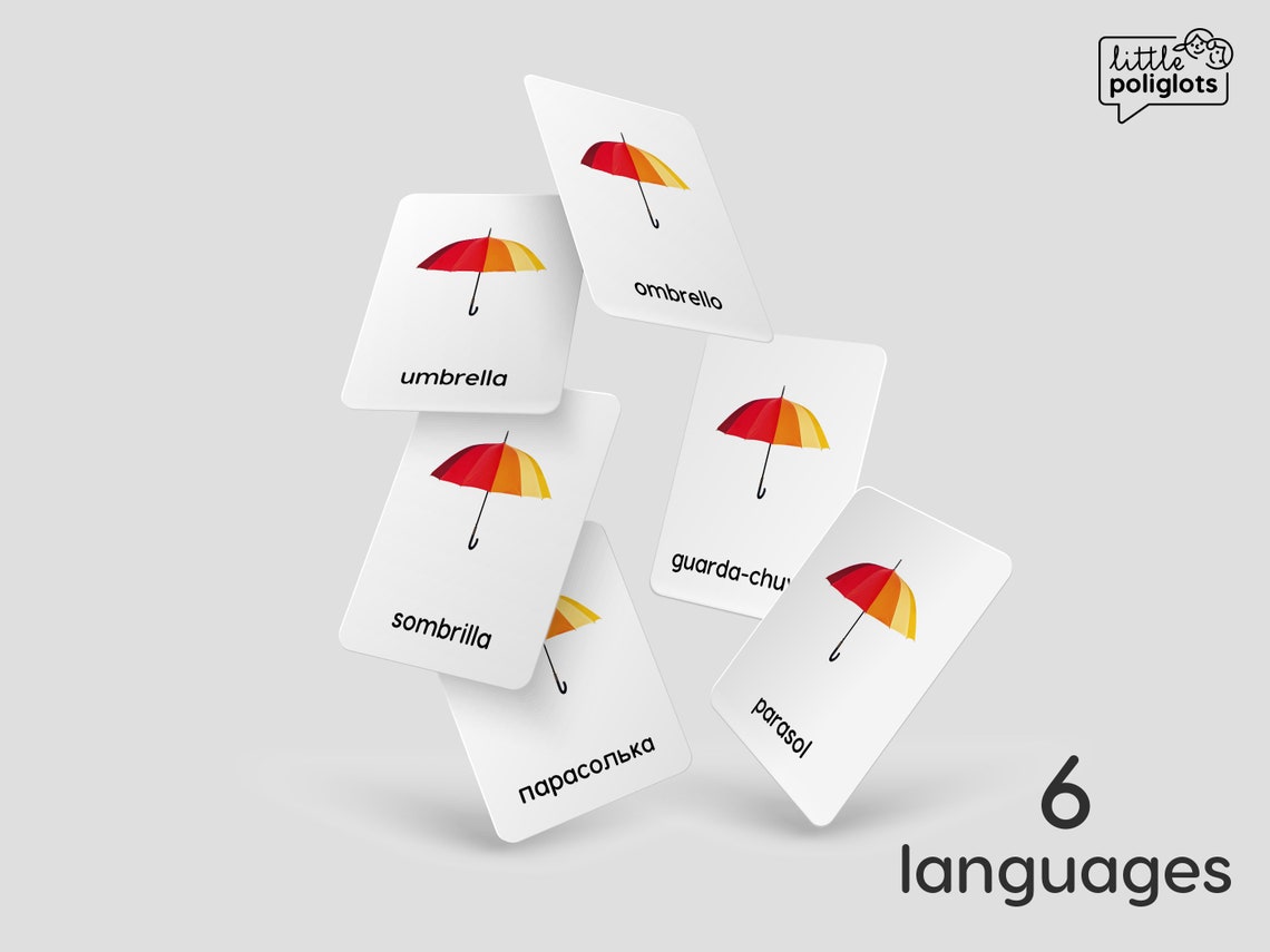 AUTUMN Montessori 3-part Cards Multilingual and With Realistic Photos ...