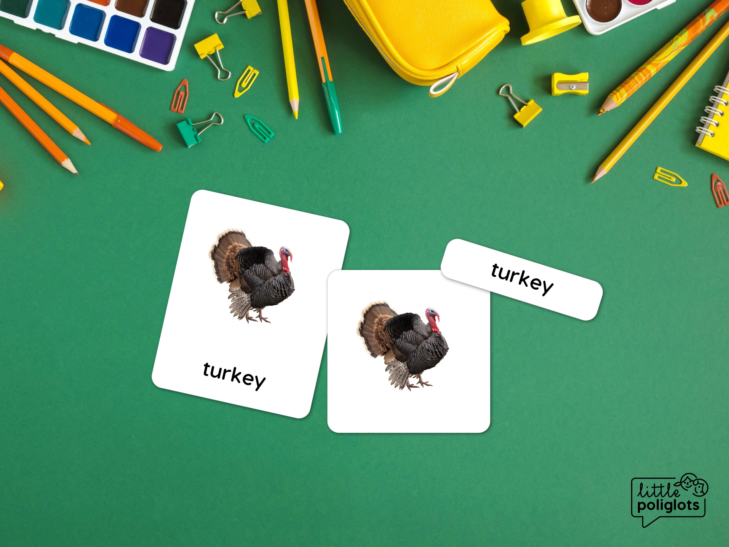 FARM ANIMALS Montessori 3-part Cards Multilingual and With Realistic ...