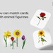 FLOWERS Montessori 3-part Cards Multilingual and With Realistic Photos ...