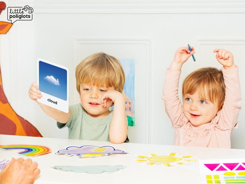 SPRING Montessori 3-part Cards Multilingual and With Realistic Photos ...