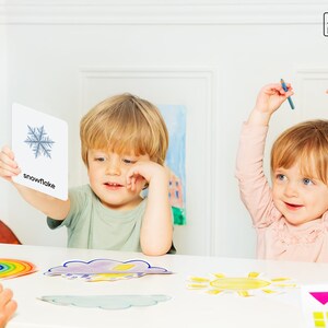 WINTER Montessori 3-part Cards Multilingual and With Realistic Photos ...