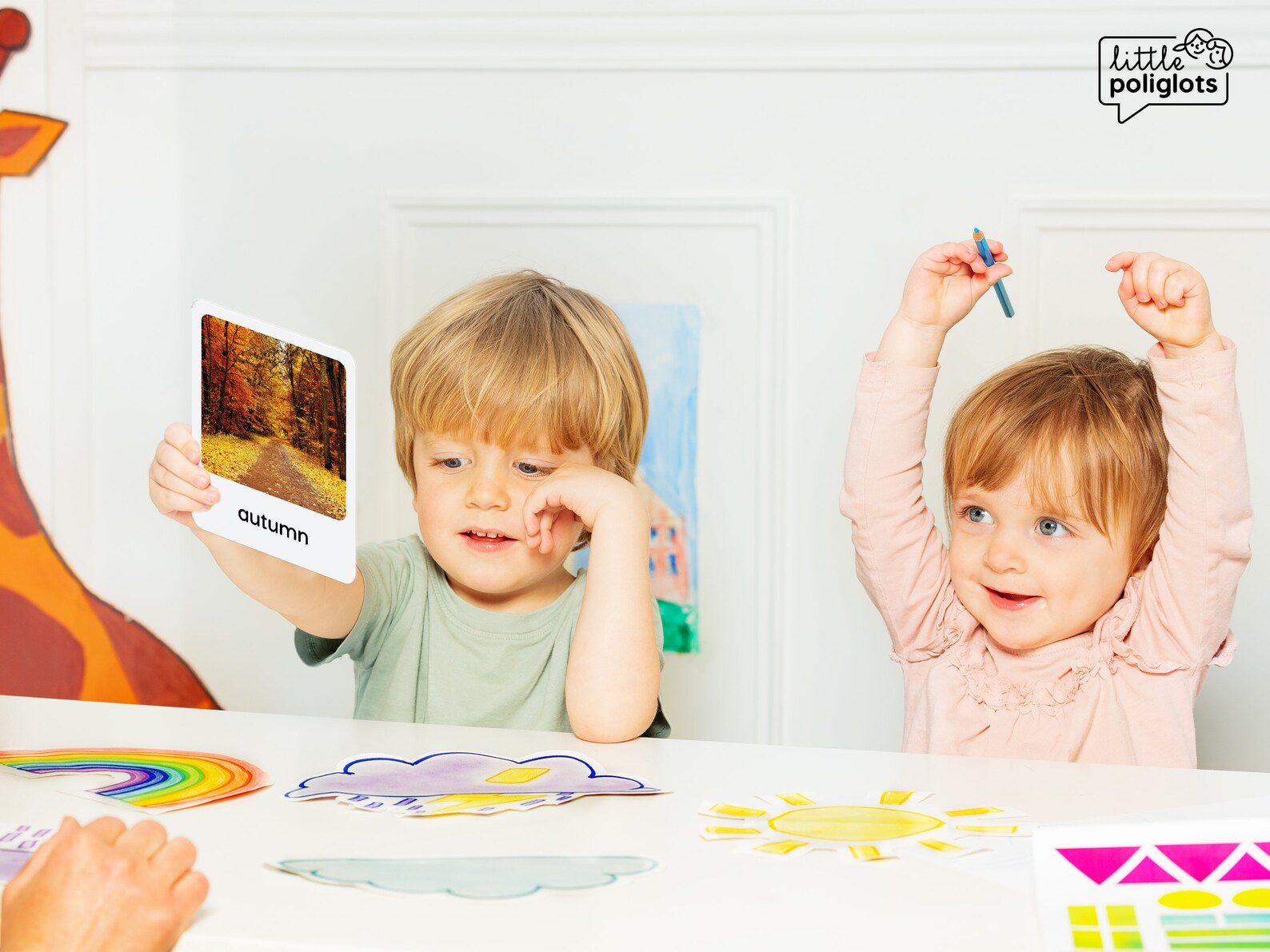 AUTUMN Montessori 3-part Cards Multilingual and With Realistic Photos ...