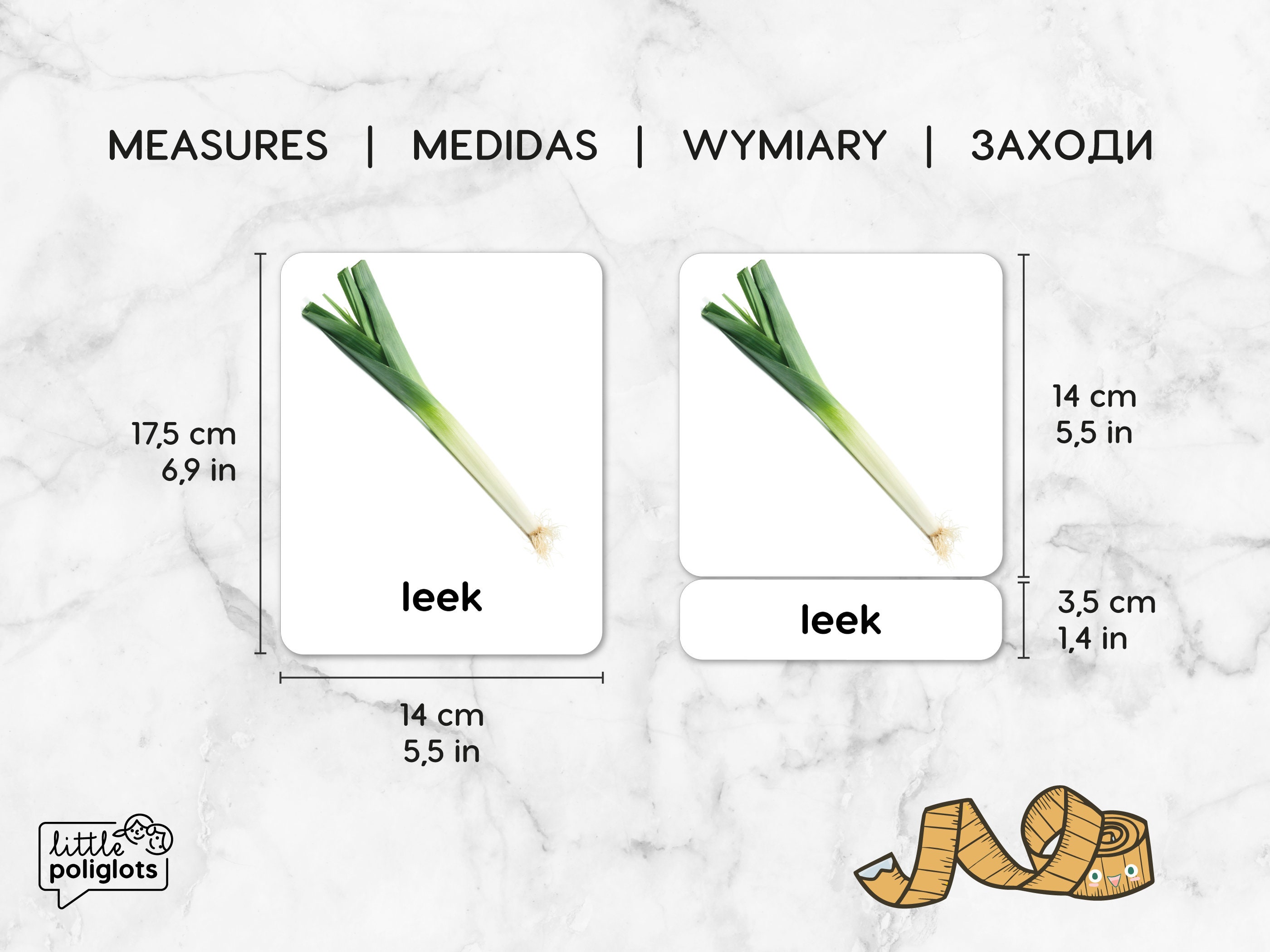 VEGETABLES Montessori 3-part Cards Multilingual and With - Etsy