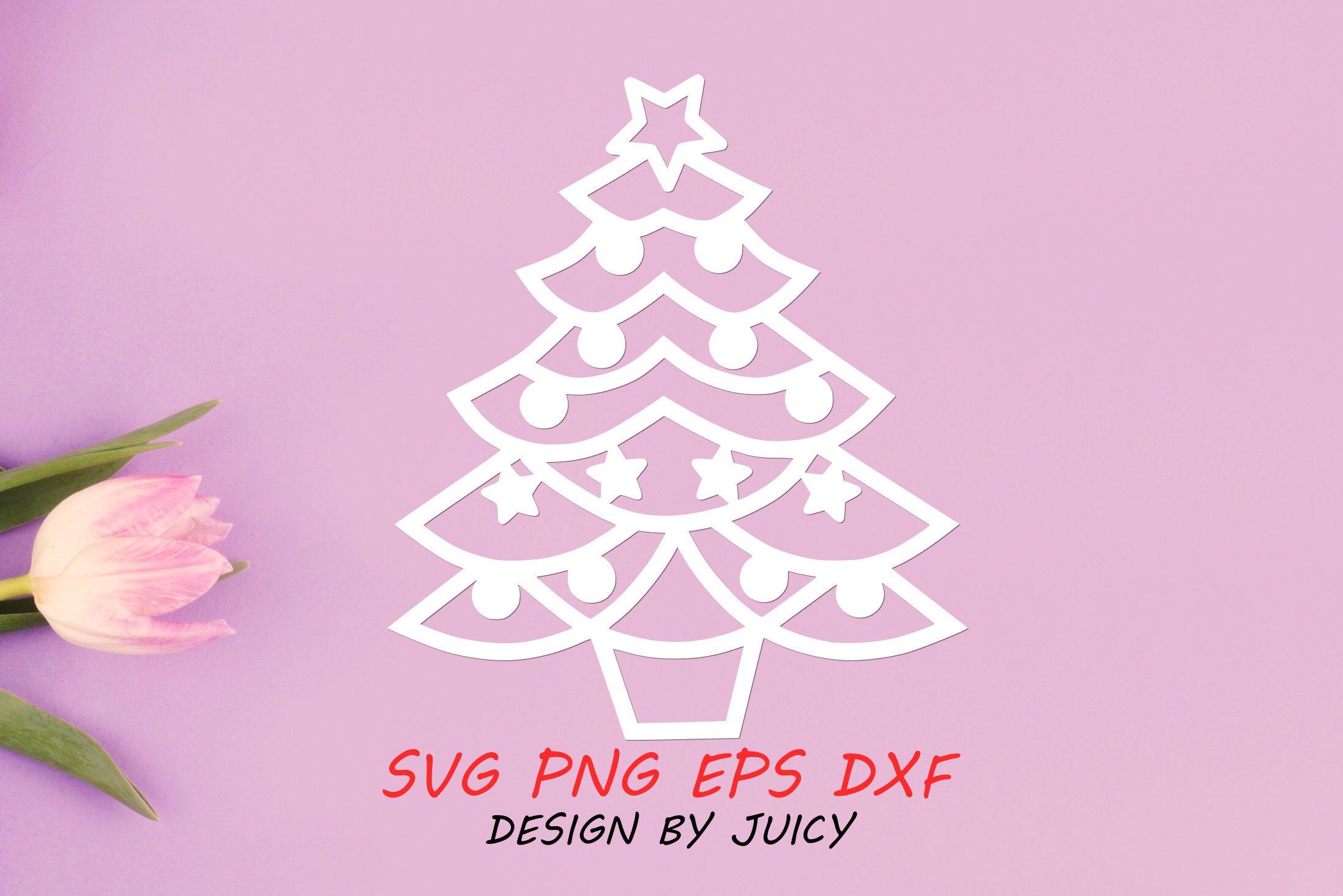 Christmas Tree Outline Svg Png Eps Dxf Christmas Decoration Etsy Uk