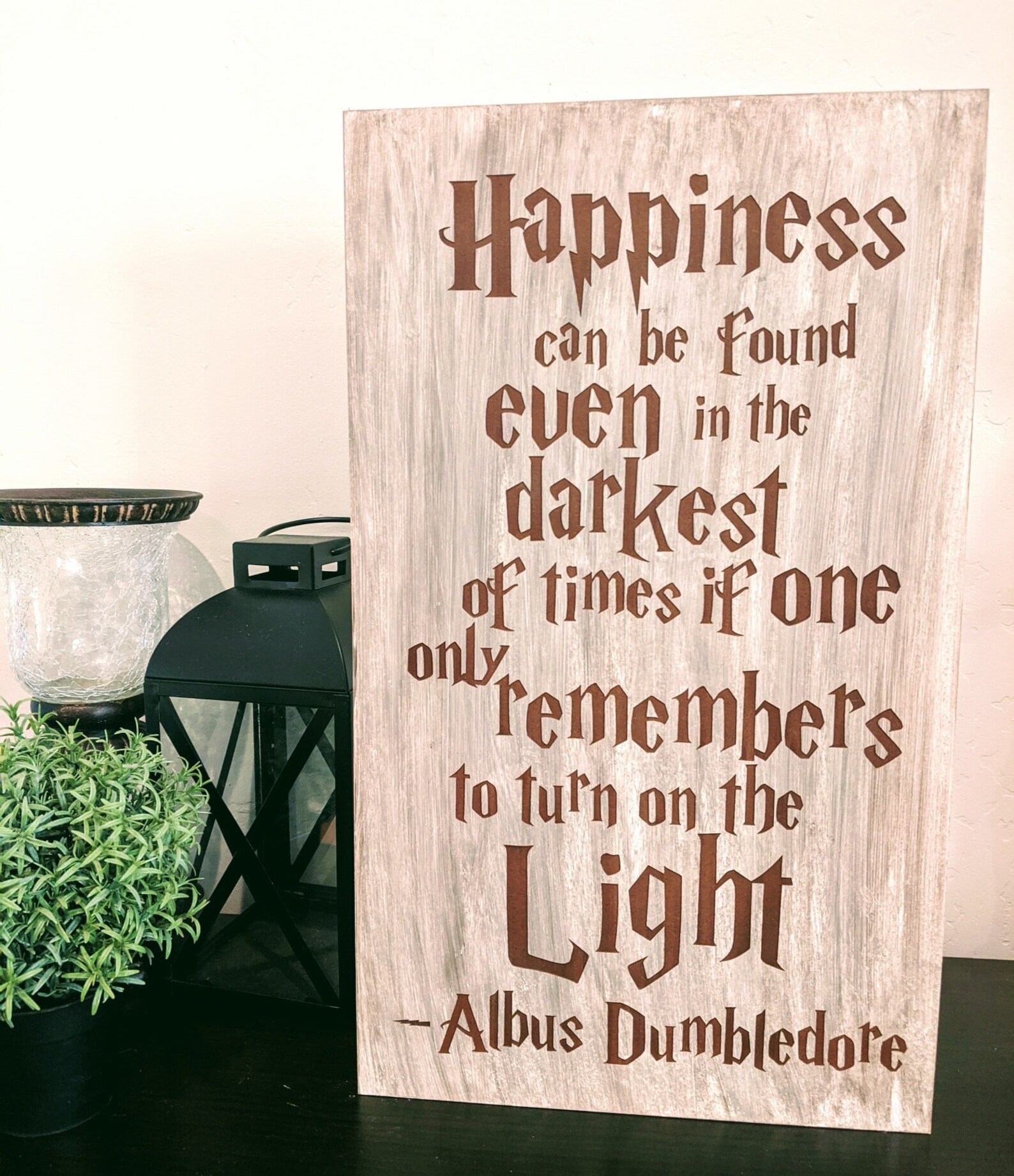 Harry Potter Wood Sign | Etsy