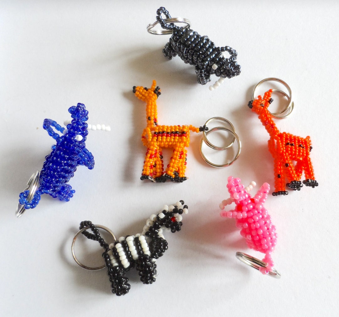 Soft African Animal Key Rings - Etsy UK