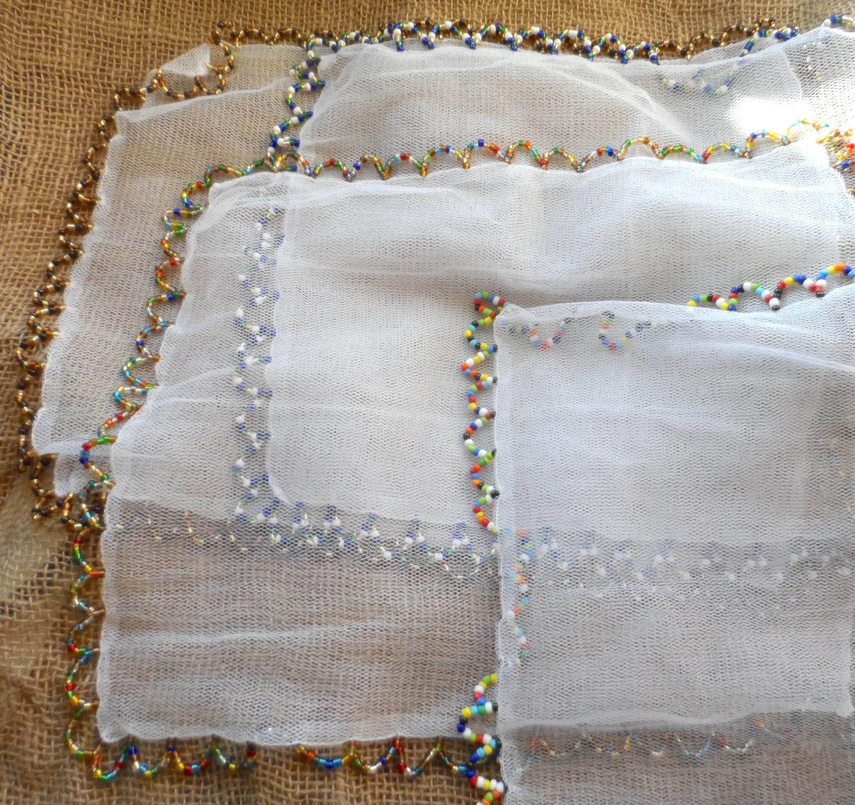 Beaded Flowery Food Covers From South Africa - 4 Sizes - Etsy UK