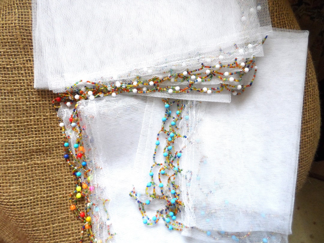 Tray Beaded Net Food Cover - 28″ X 20" - Etsy