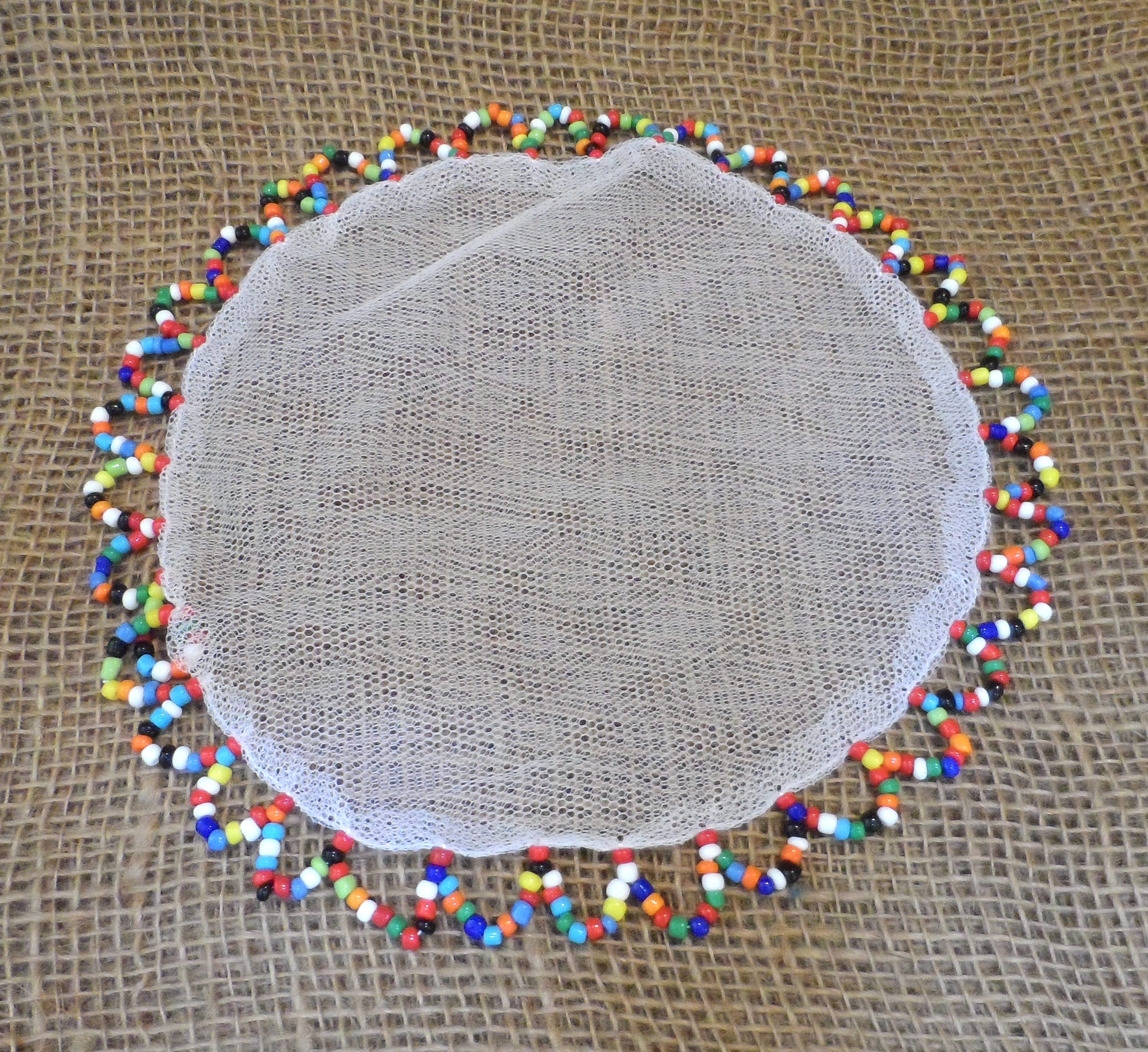 Beaded Flowery Food Covers From South Africa - 4 Sizes - Etsy UK