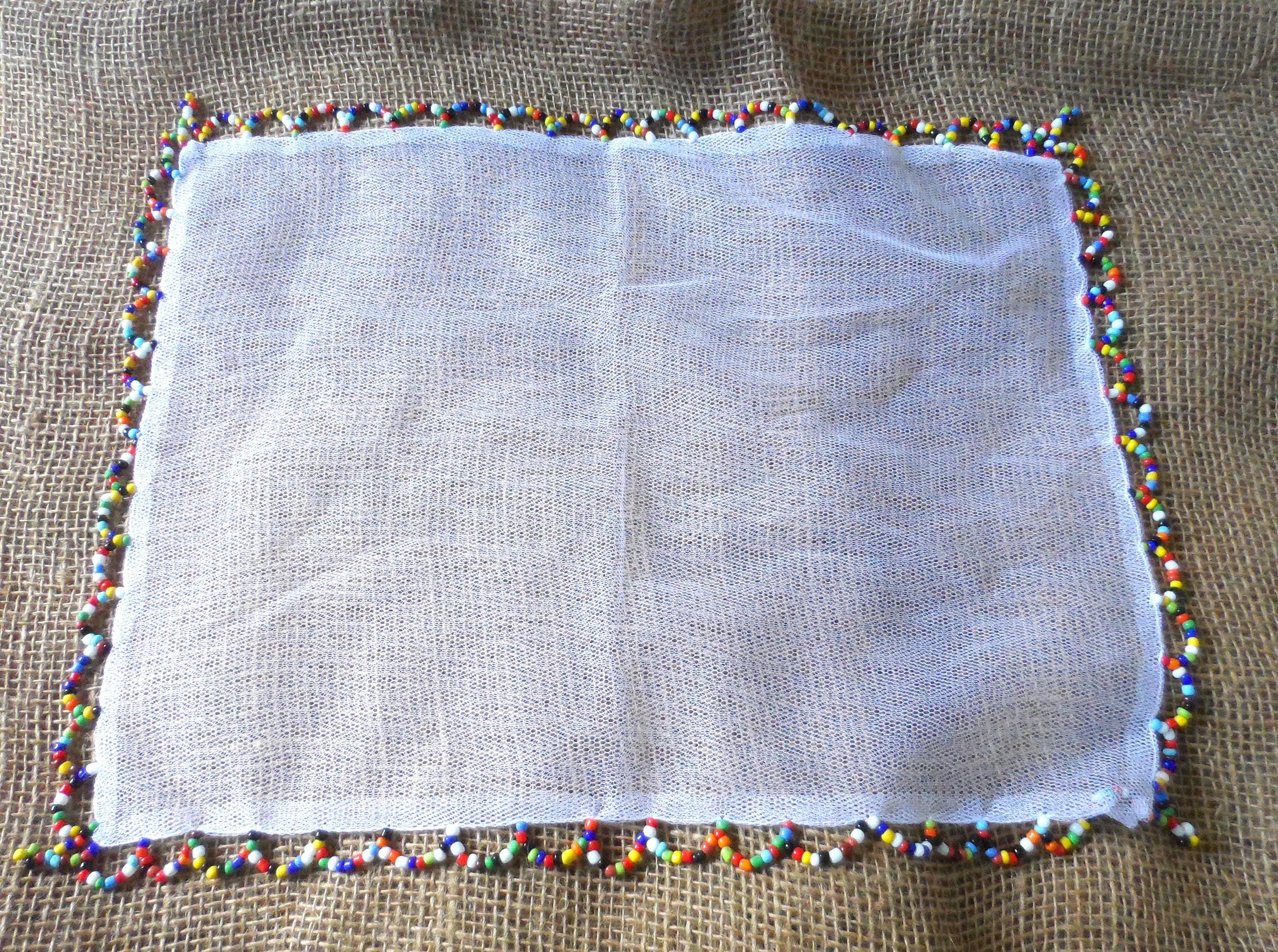Beaded Flowery Food Covers From South Africa - 4 Sizes - Etsy UK