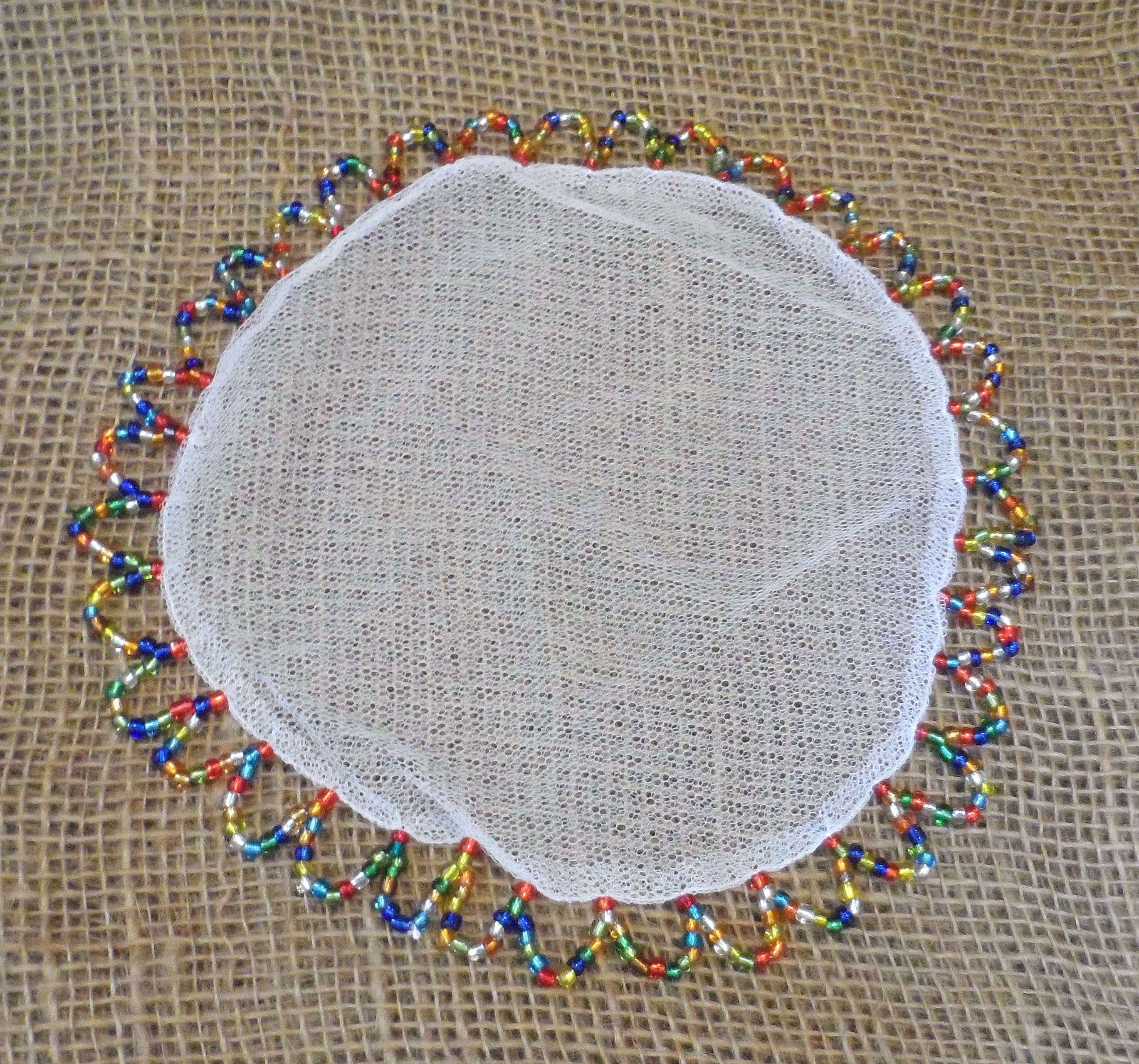 Beaded Flowery Food Covers From South Africa - 4 Sizes - Etsy UK