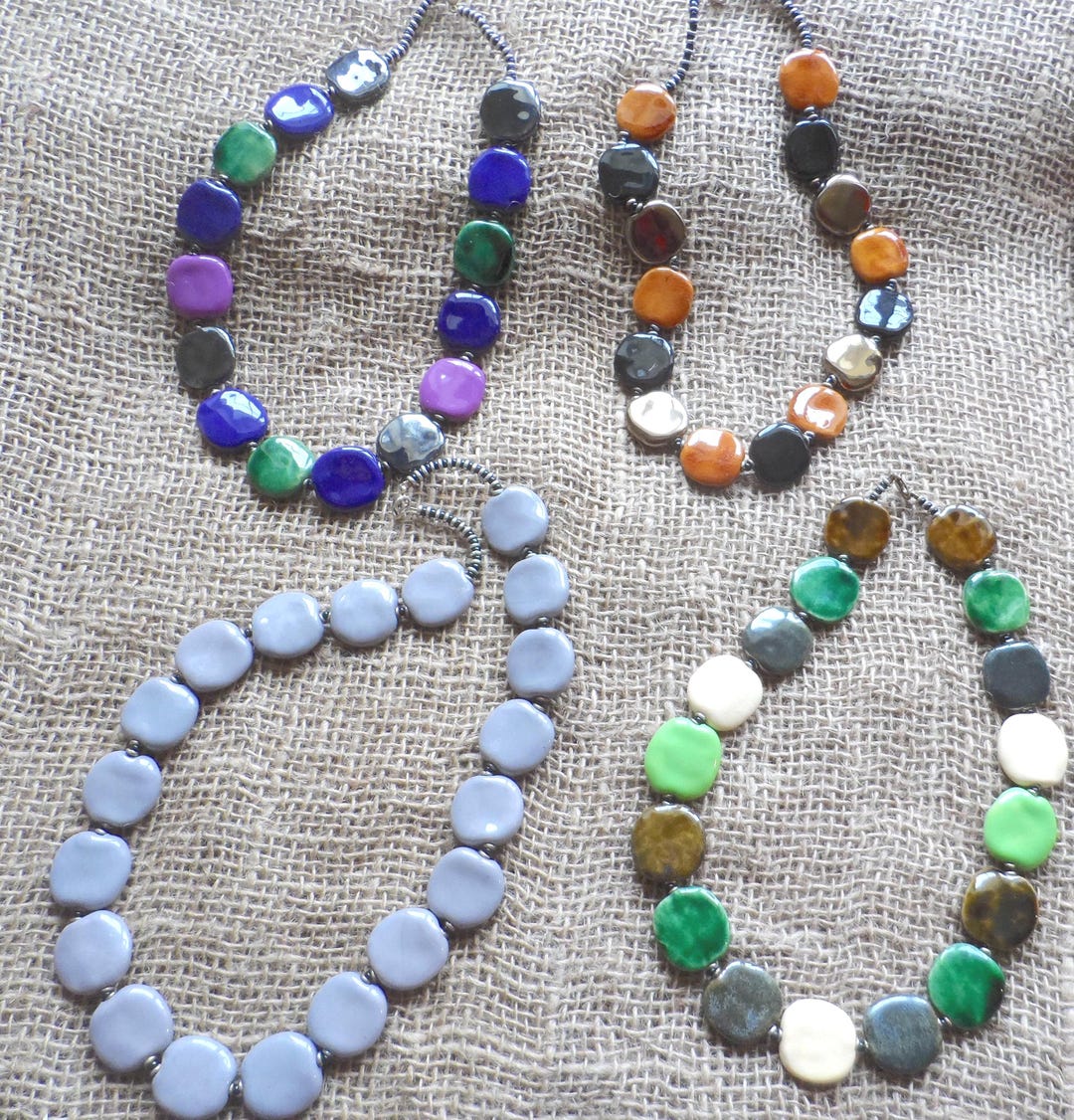 Kazuri Ceramic Necklaces From Kenya - Etsy