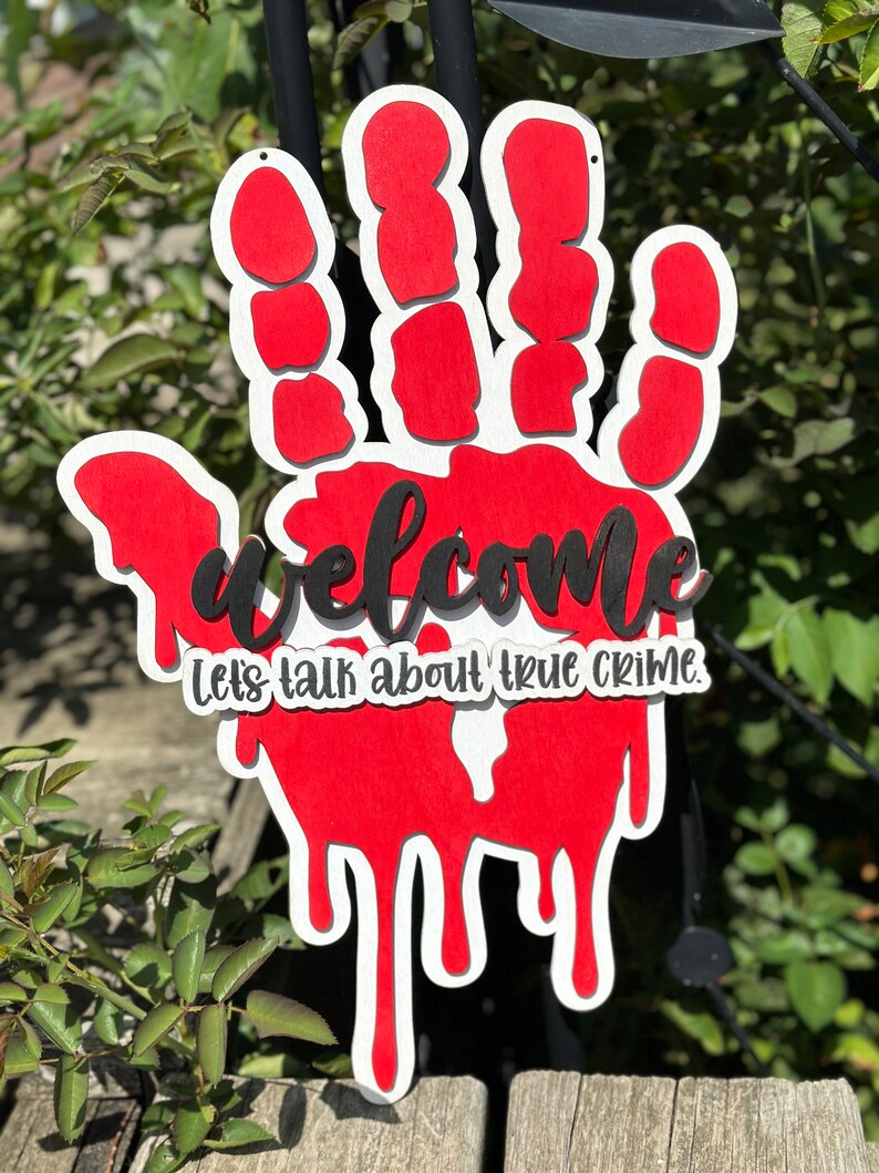 True Crime Sign - Etsy