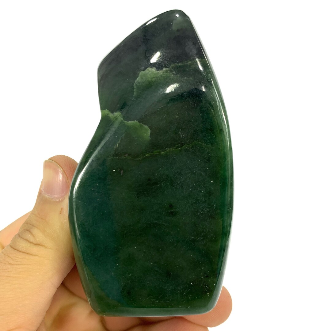 240g Green Nephrite Jade Free Form, Nephrite Jade, Nephrite Jade ...