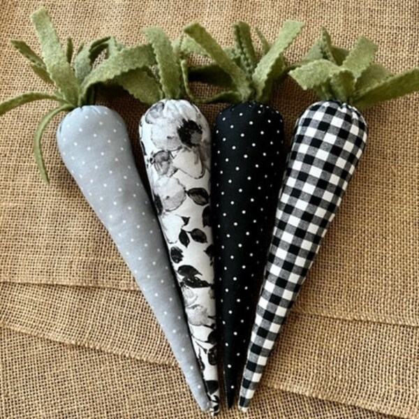 Fabric Bunny, 10 Handmade Fabric Bunny, Stuffed Bunny, Easter Home ...