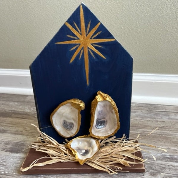 Oyster Shell Nativity - Etsy