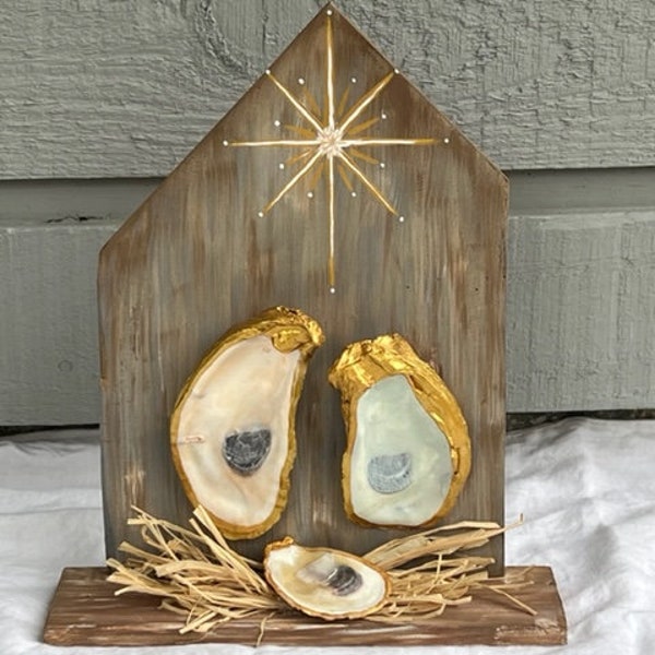 Oyster Shell Nativity - Etsy