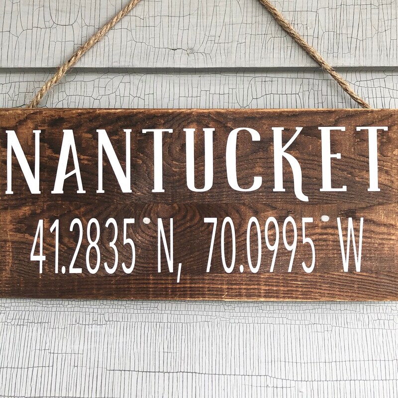 Nantucket Sign - Etsy