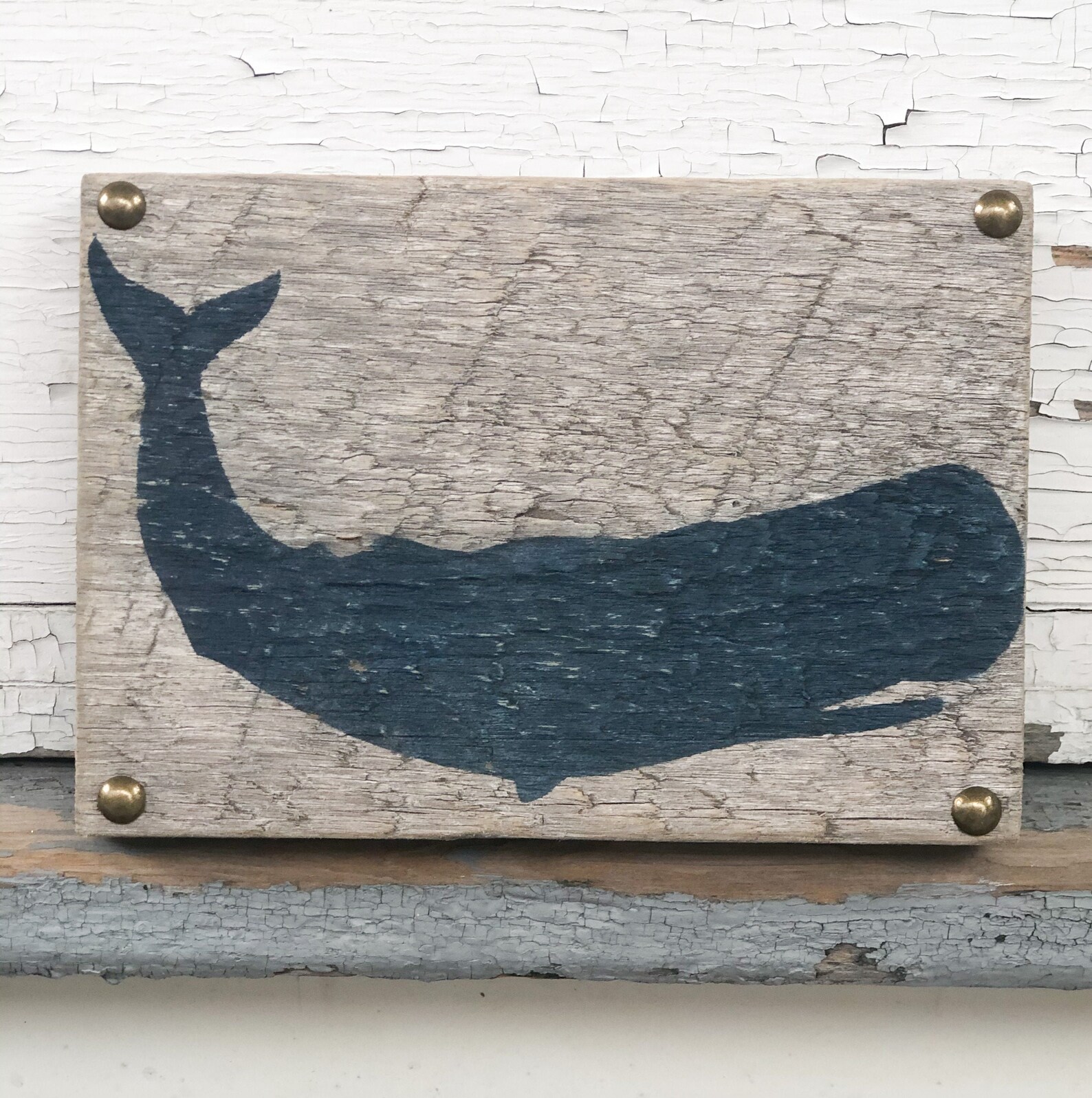Rustic Wooden Whale Sign - Etsy