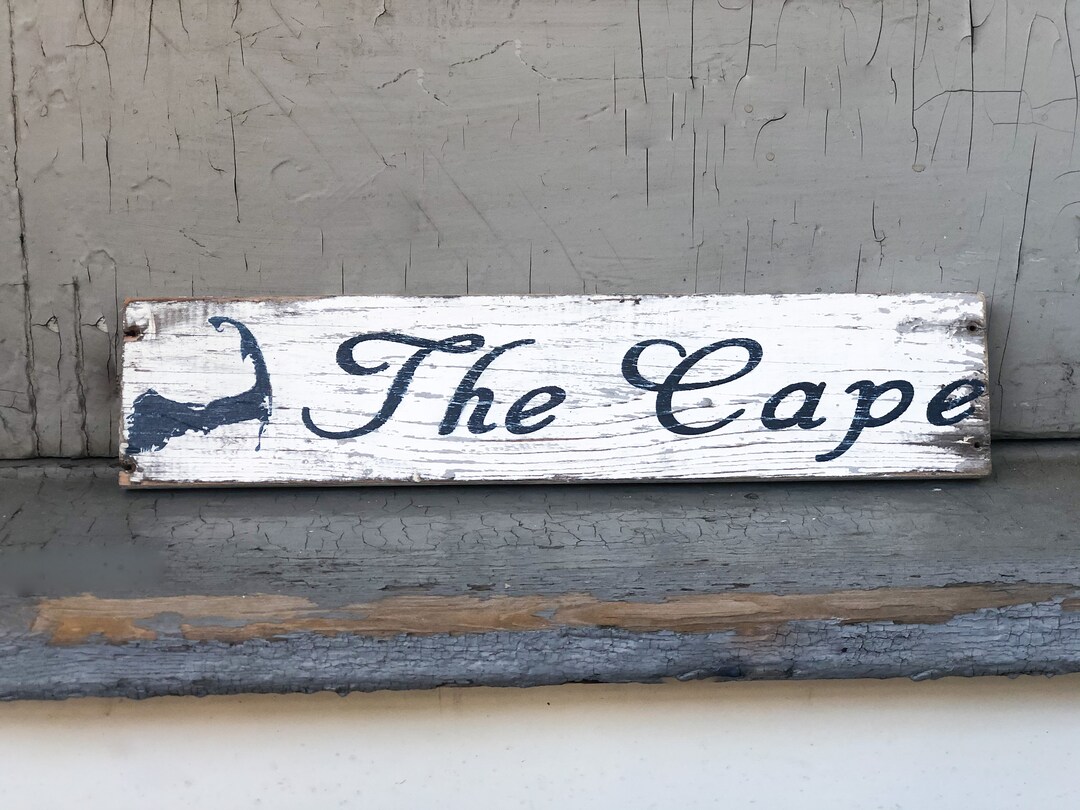 Cape Cod Reclaimed Wood Sign - Etsy