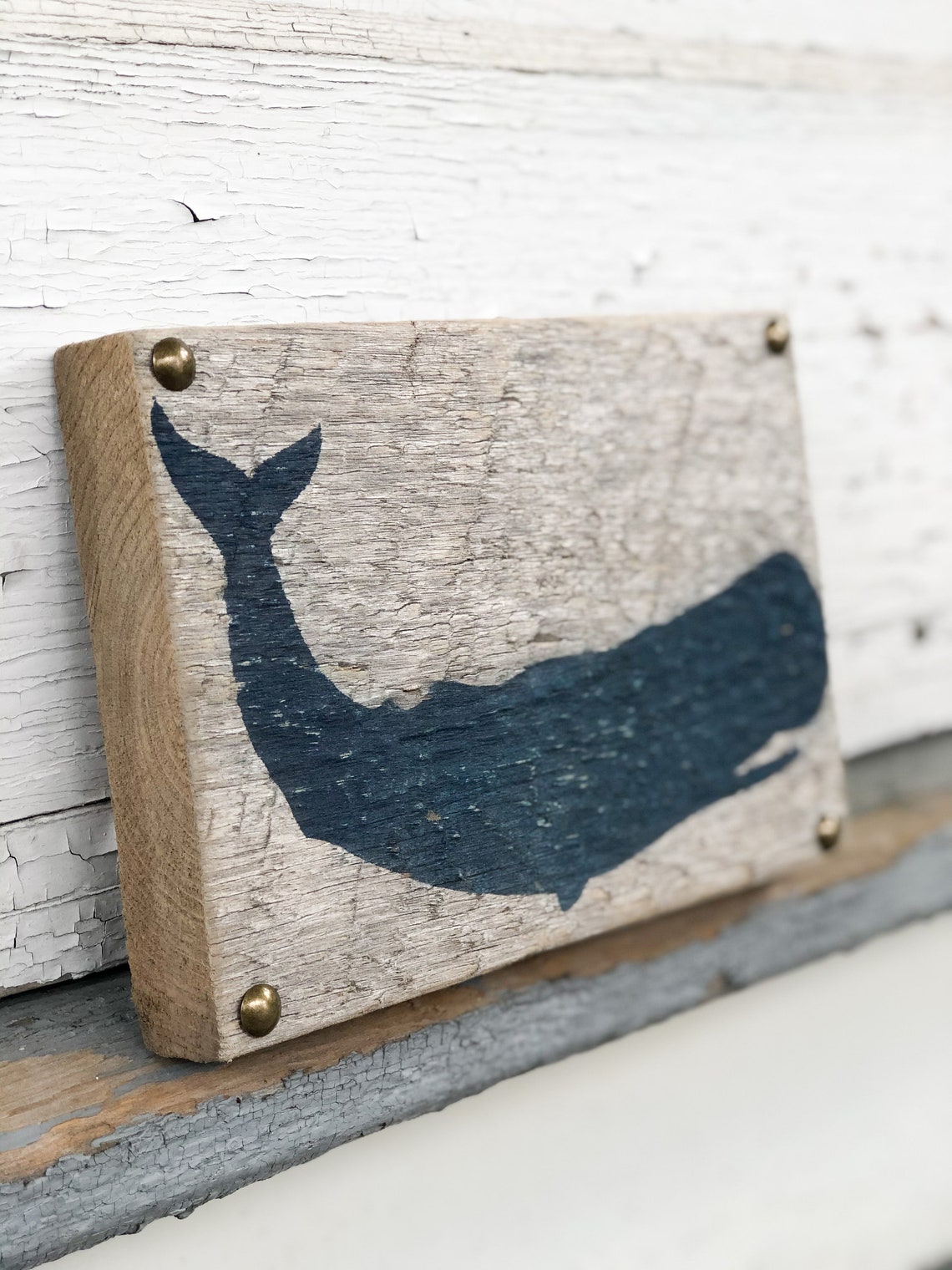 Rustic Wooden Whale Sign - Etsy