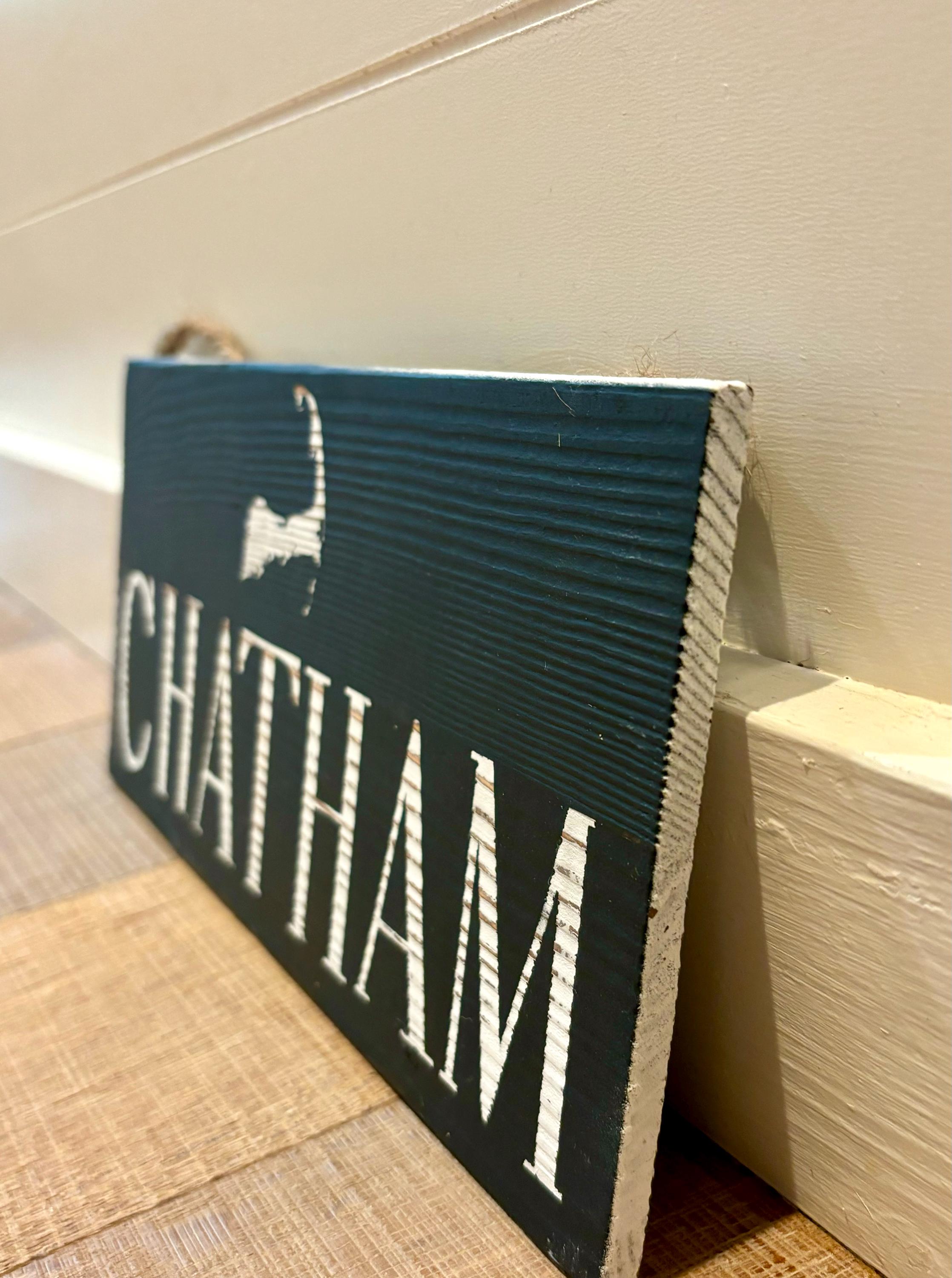 Cape Cod Chatham Wooden Sign - Etsy