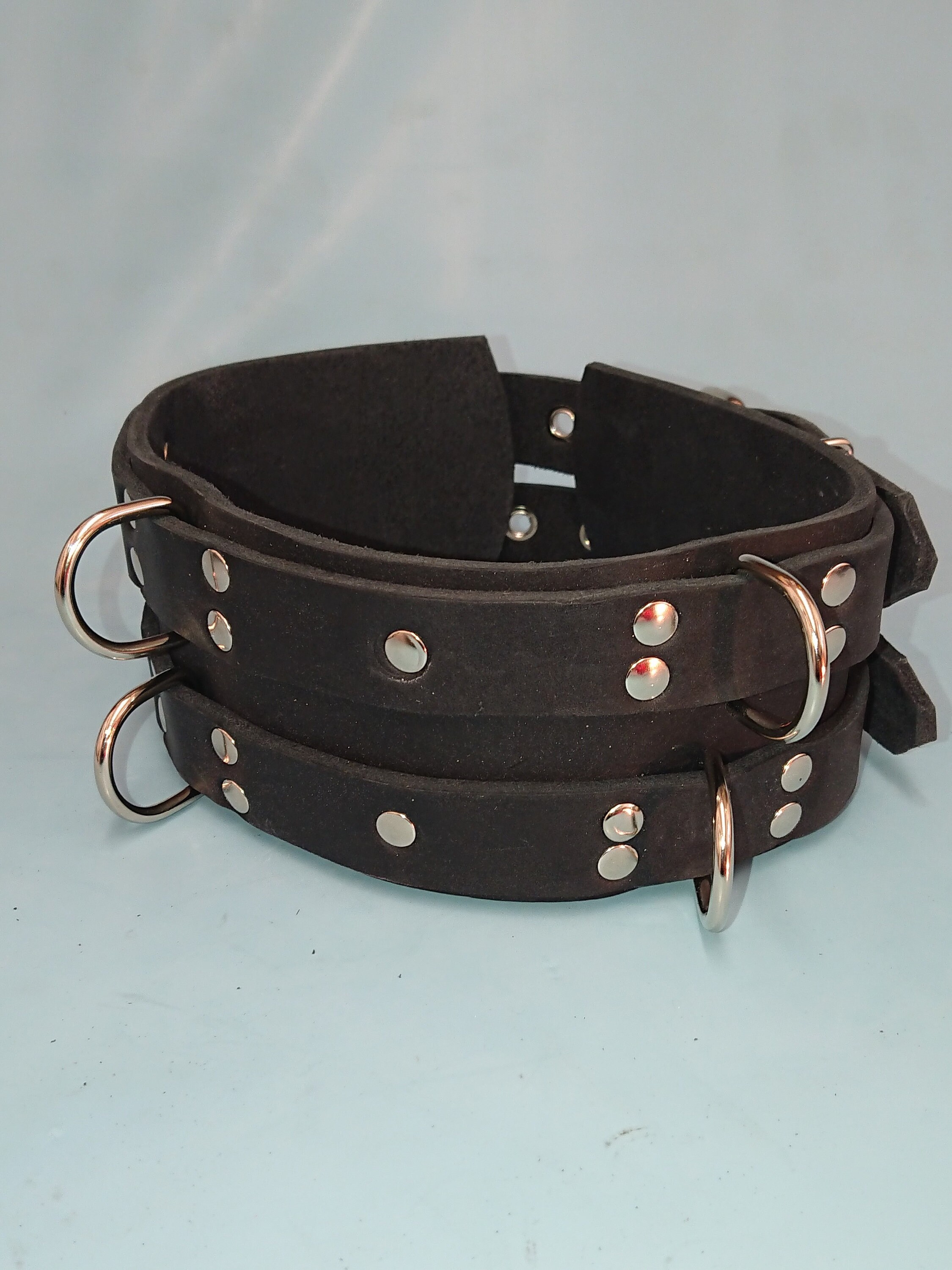 Leather Neck Stock Collar - Etsy