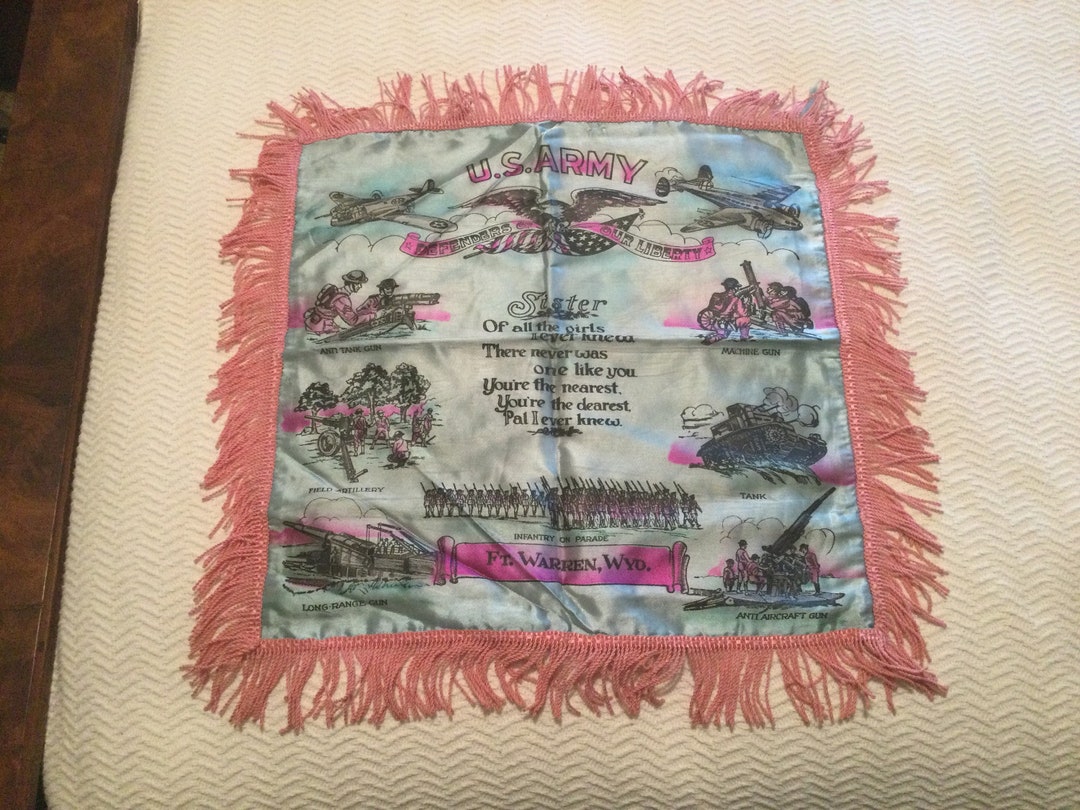 U S Army Pillow Militaty WW II Planes Tanks Guns - Etsy