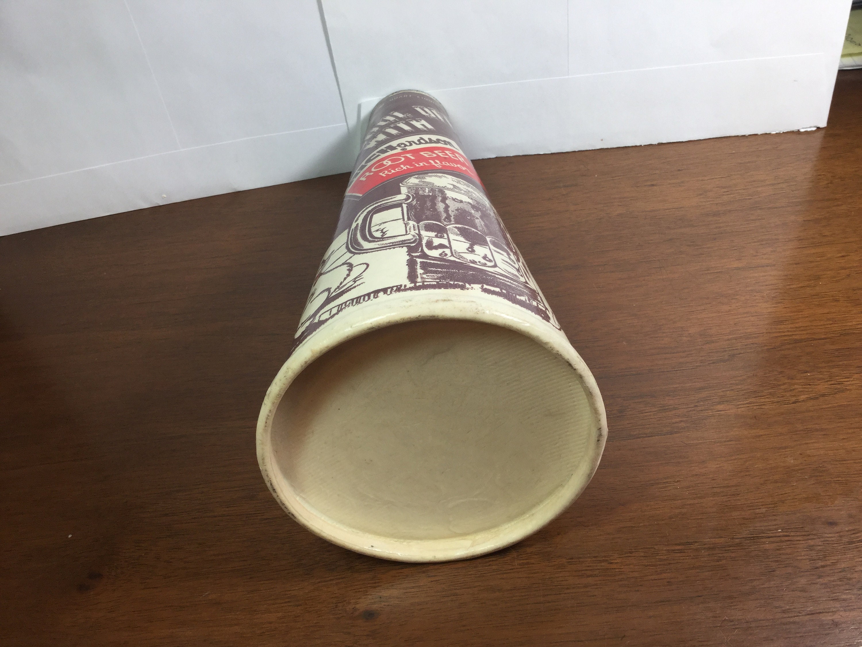 Richardson Root Beer Cone Shaped Waxed Quart Container - Etsy