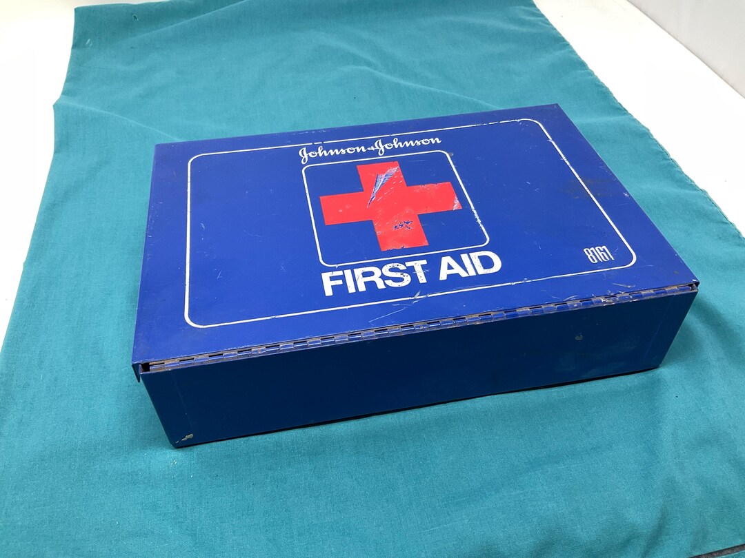 Johnson and Johnson First Aid Kit Metal Case - Etsy