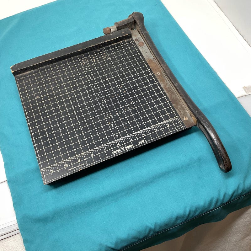 Vintage Paper Cutter - Etsy