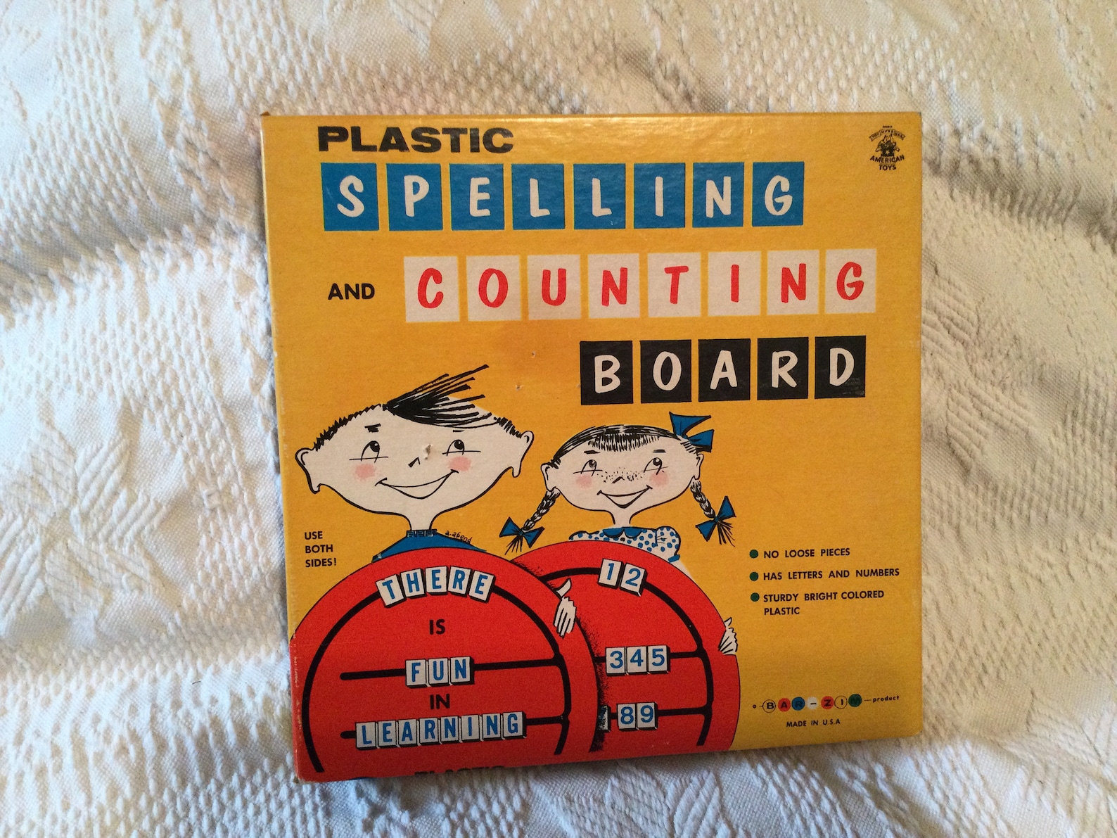 Vintage Spelling and Counting Board American Toys - Etsy