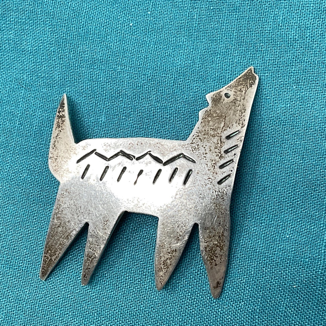 Mexican Silver Brooch Pin Vintage Marked - Etsy