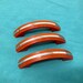3 Vintage Red Plastic Drawer Handles Pulls Mid Century Cabinet Door ...