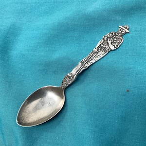 Miner Sterling Silver Souvenir Spoon Full Figure Front and Back - Etsy