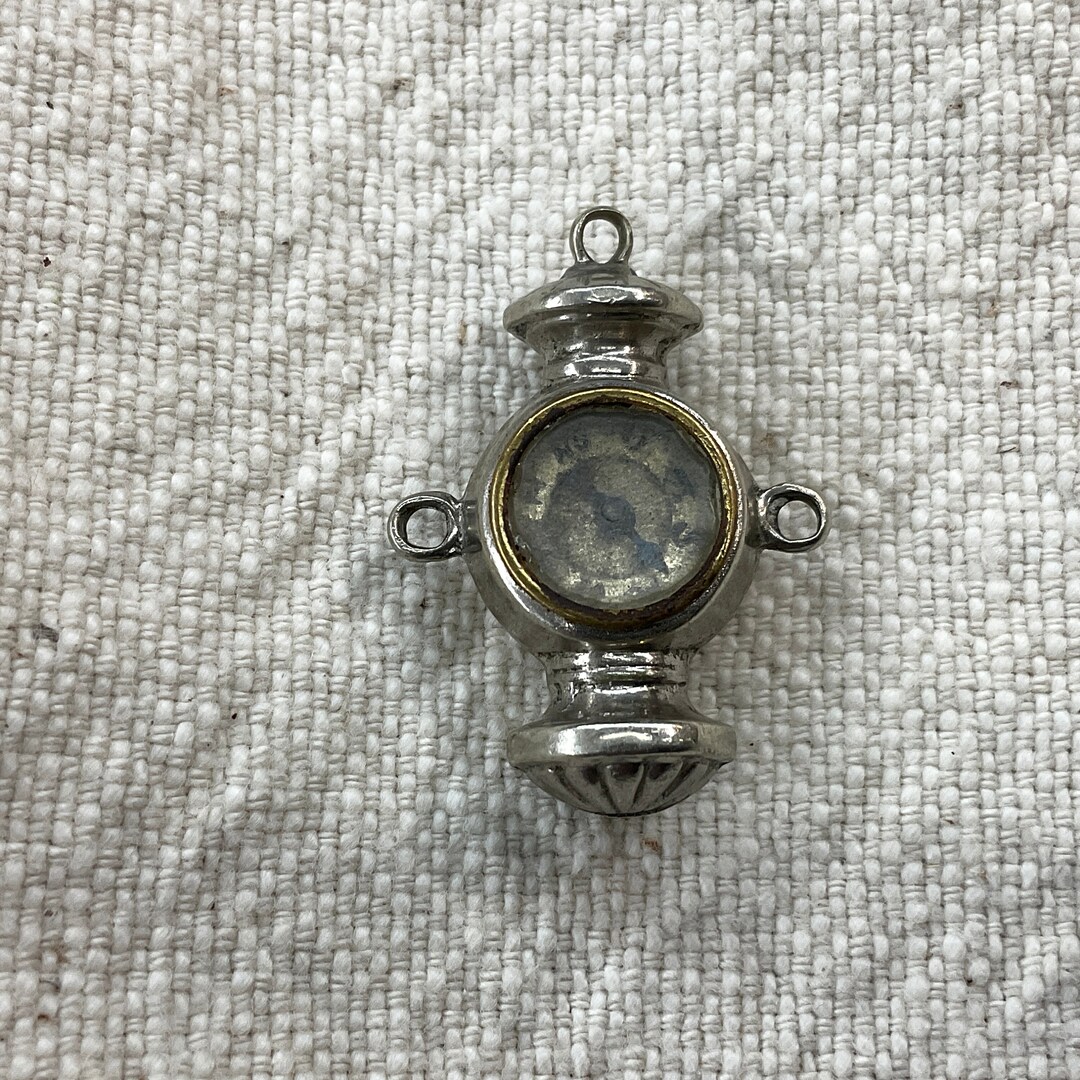 Vintage Miniature Compass Pendant Charm Watch Fob - Etsy