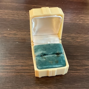 Vintage Celluloid Ring Box Jewelry Display Presentation Box - Etsy