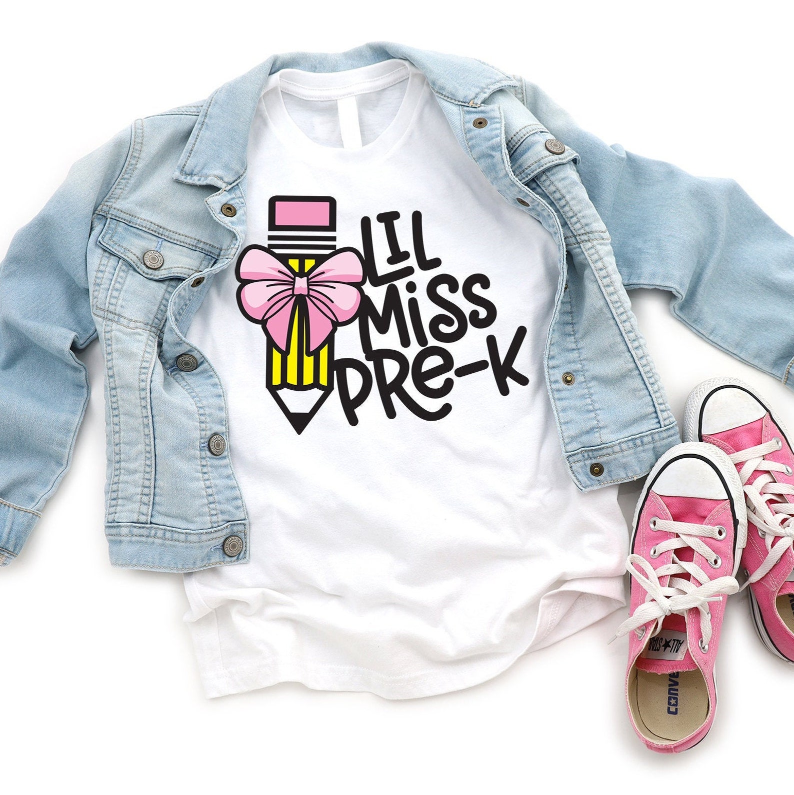 Pre-k Svg Little Miss Pre-k Svg Miss Pre-k Svg Back to | Etsy