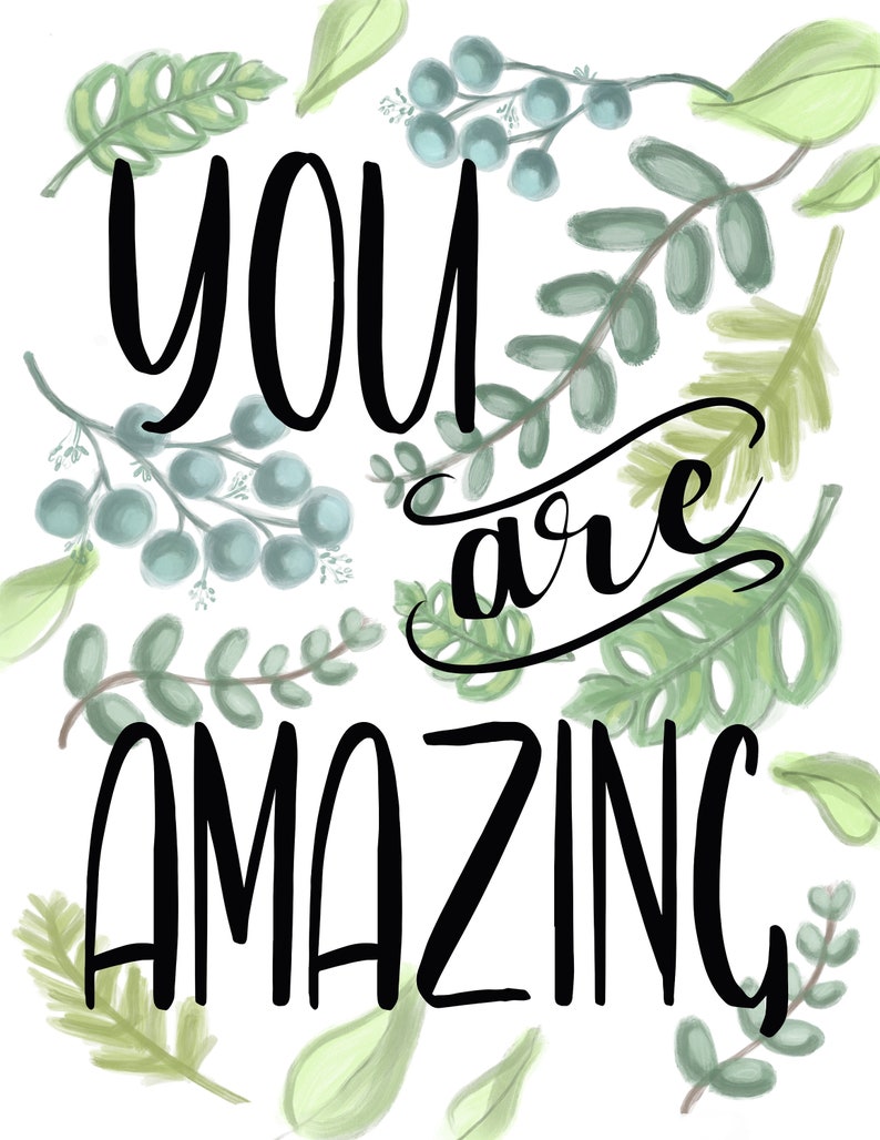 You Are Amazing Card | Etsy