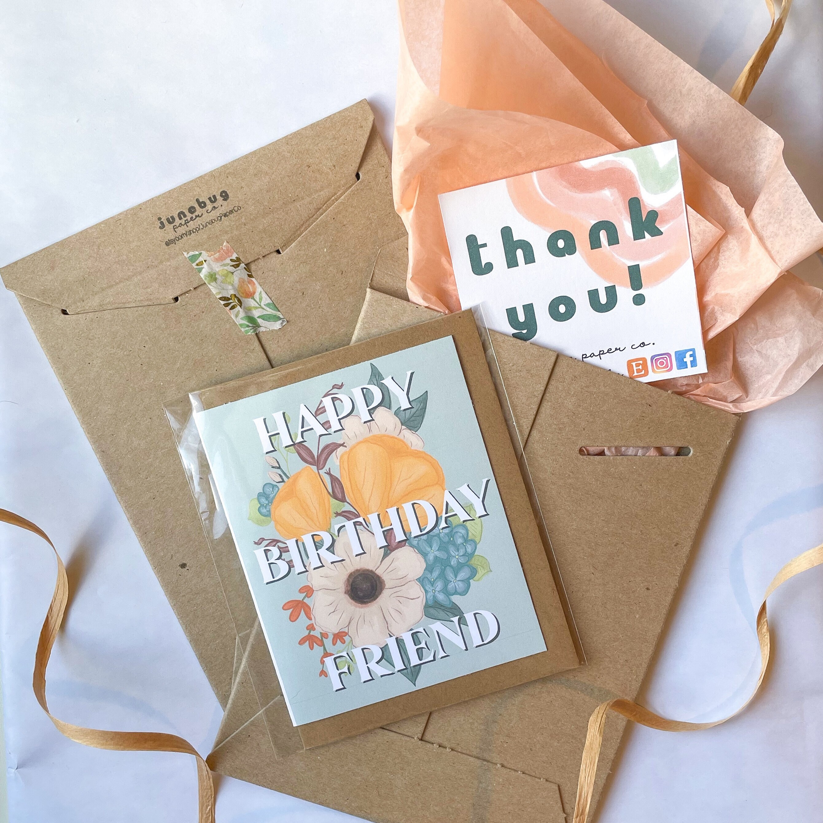 Rainbow Birthday Card, Boho Birthday Card, Cute Rainbow Card, Trendy ...